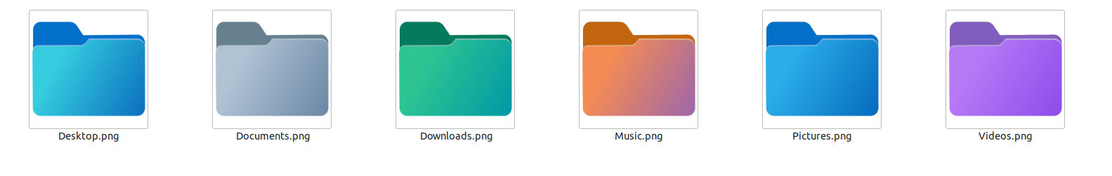 Windows 11 basic folders inspired by meetdilip on DeviantArt