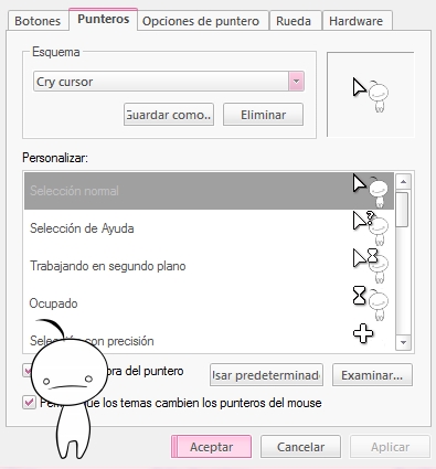 Cry Cursor ByNekomimiArthur by Nekomimiarthur on DeviantArt