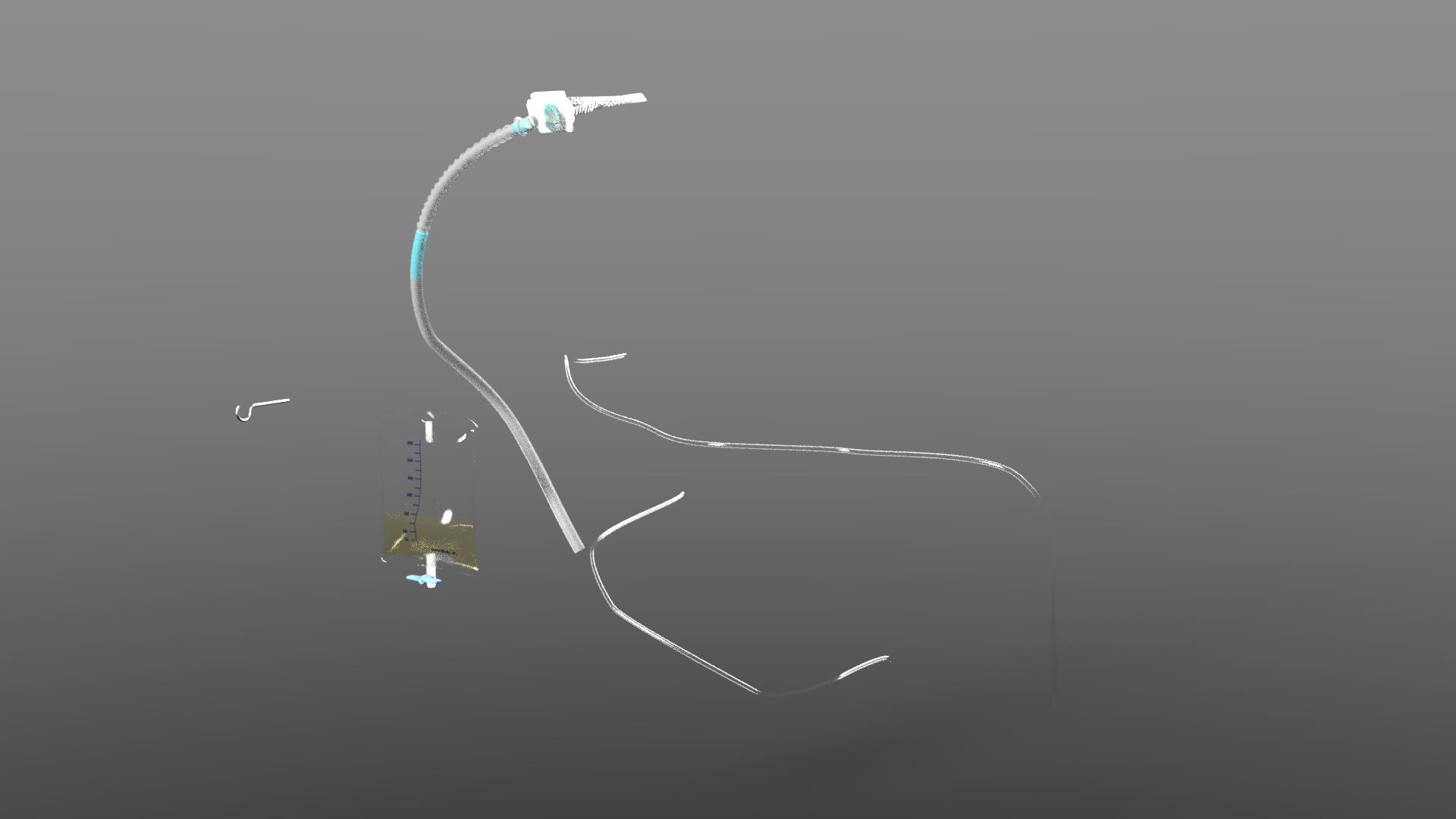 Free Daz Asset (Trachea tube and catheter) by Gamtrulia on DeviantArt