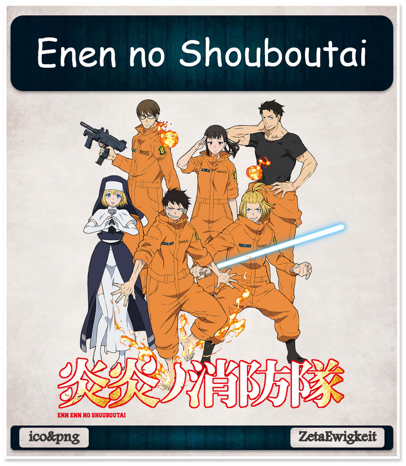 Enn Enn no Shouboutai - Anime Icon by ZetaEwigkeit on DeviantArt