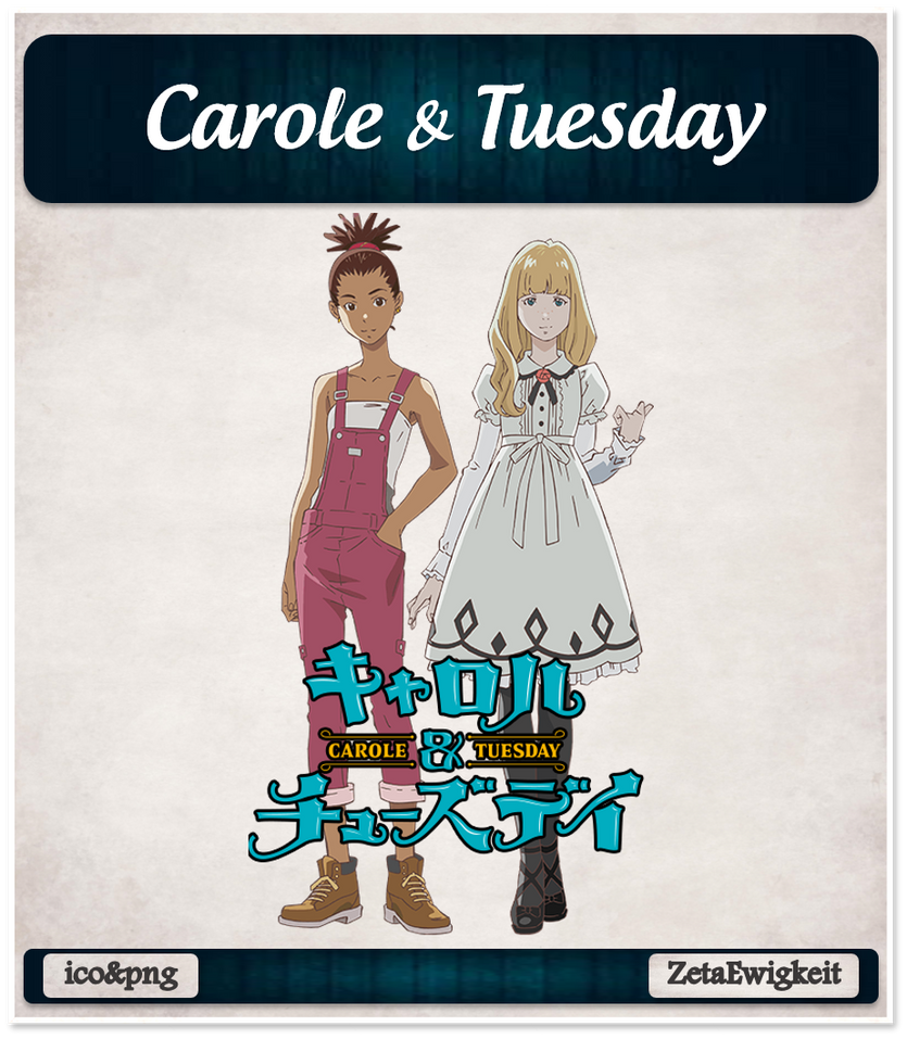 Carole and Tuesday - Anime Icon by ZetaEwigkeit on DeviantArt
