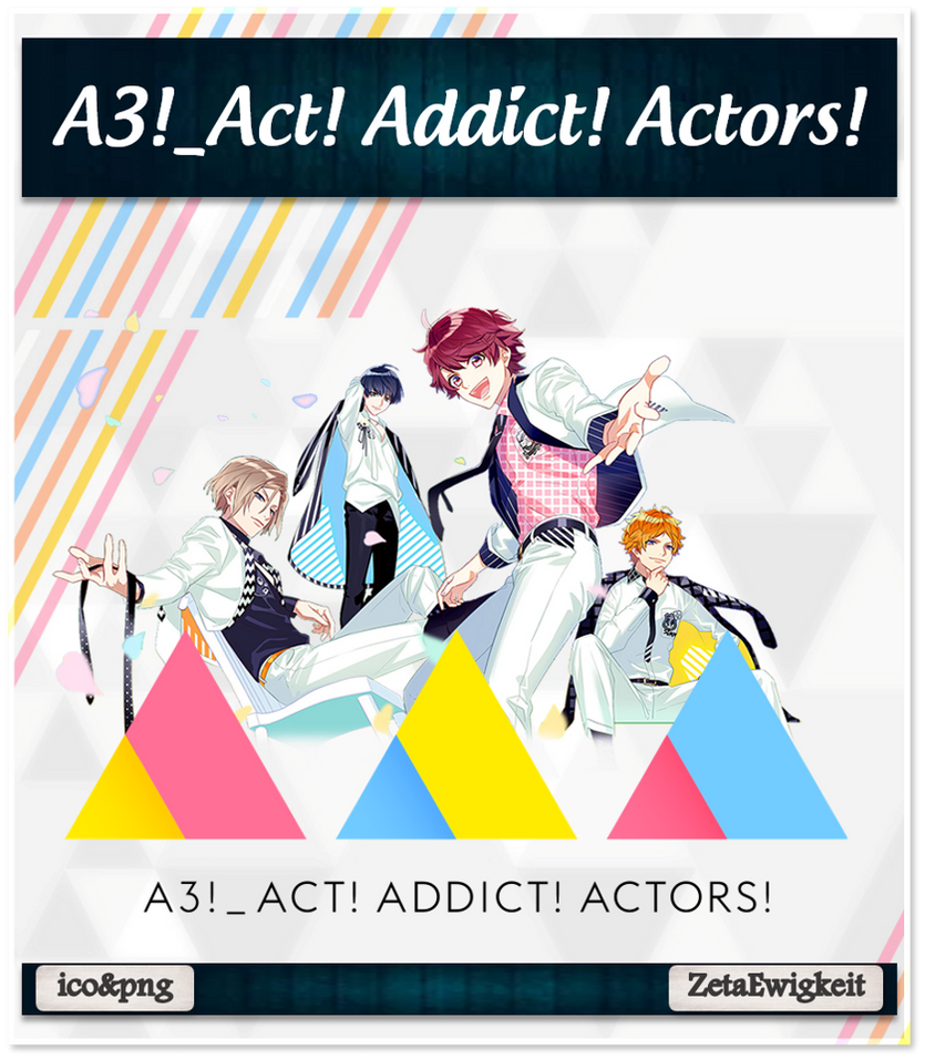 A3! Act! Addict! Actors! - Anime Icon by ZetaEwigkeit on DeviantArt
