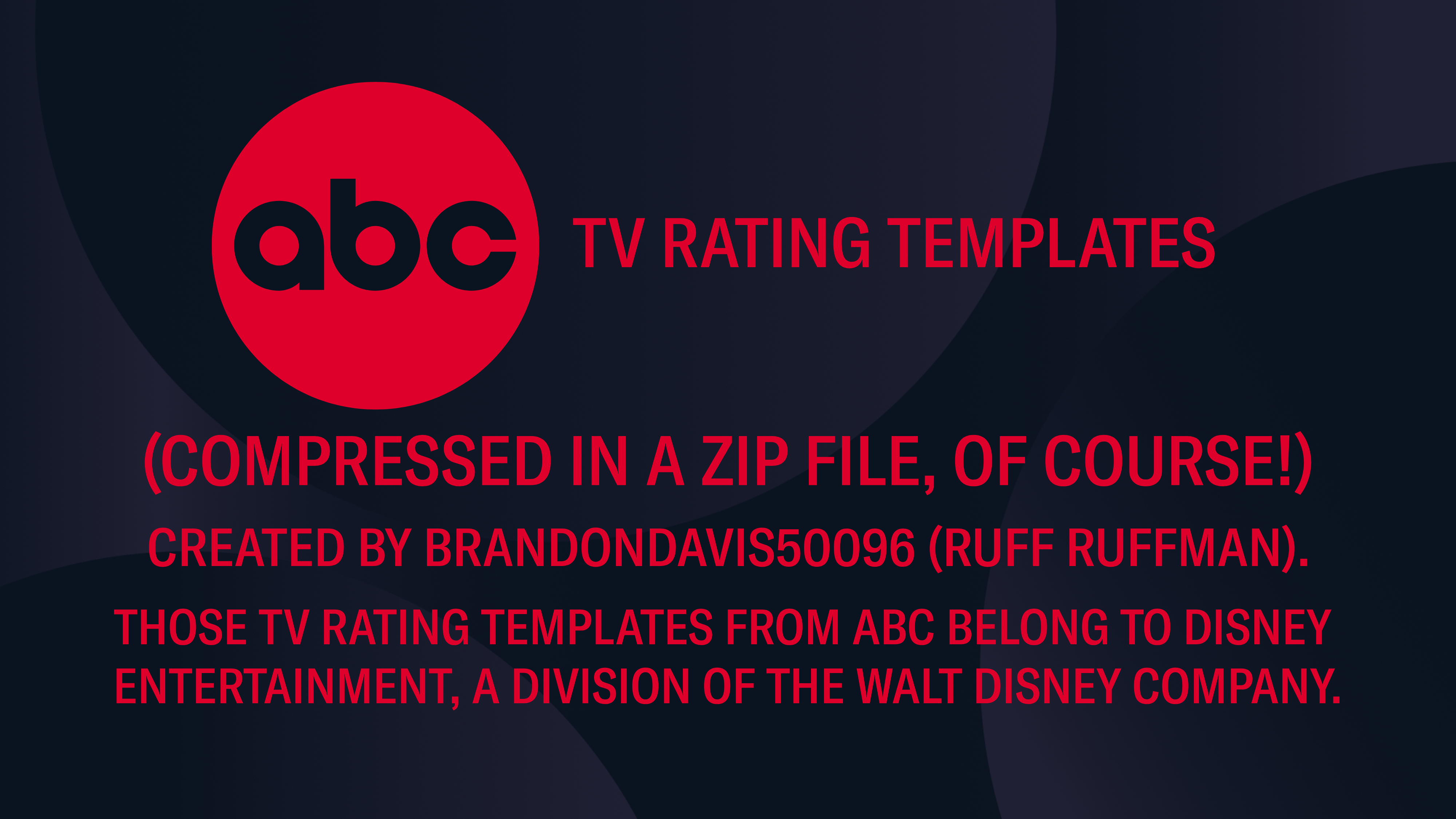 ABC TV Rating Templates by brandondavis50096 on DeviantArt