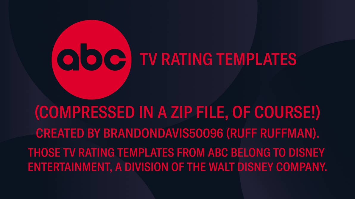 ABC TV Rating Templates by brandondavis50096 on DeviantArt