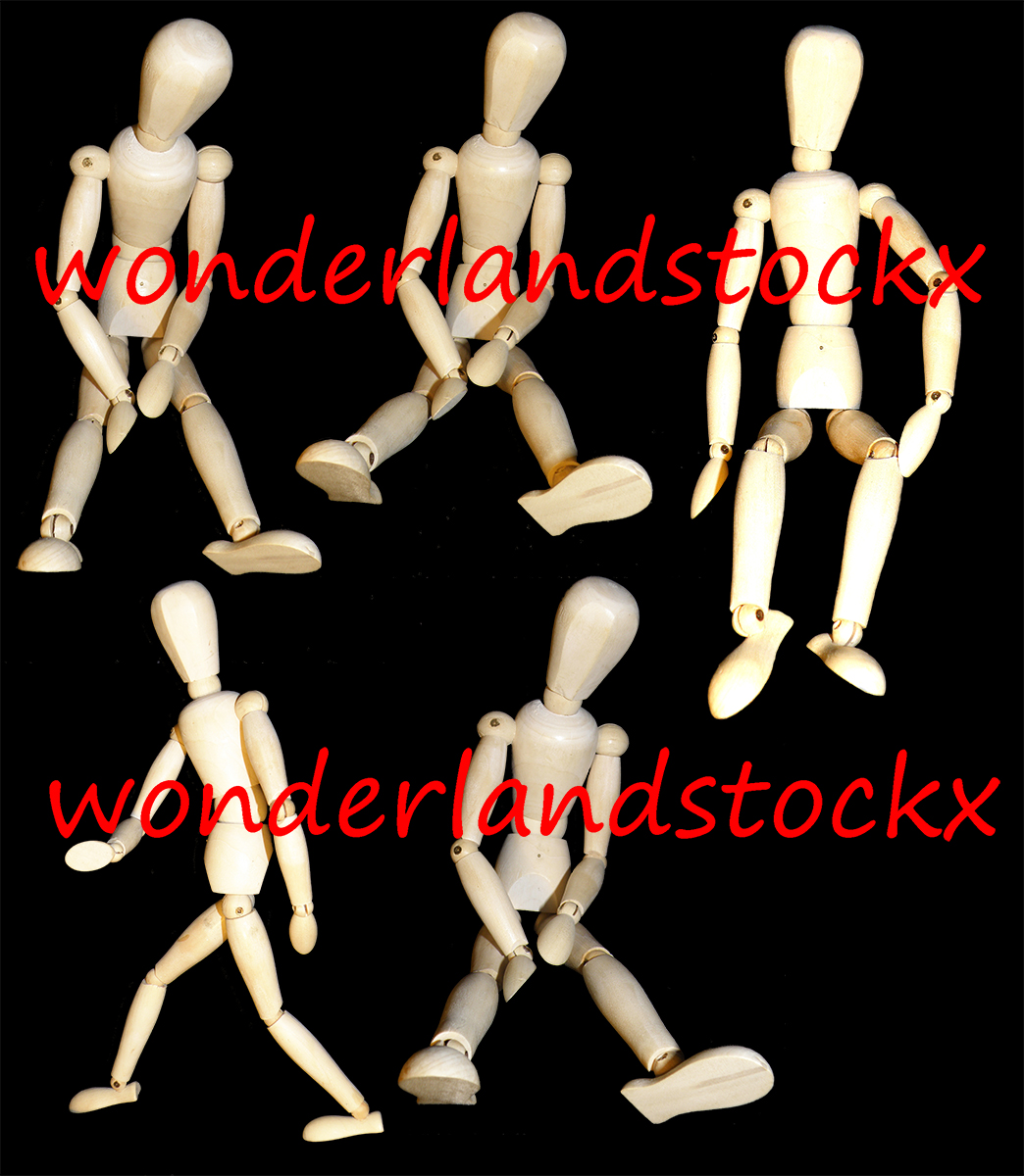 5 precut lay figures png on transparent background by wonderlandstockX ...