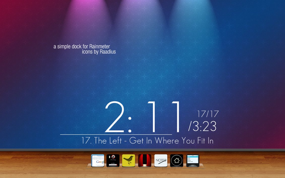 SimpleDOCK for Rainmeter by KimboPrice on DeviantArt
