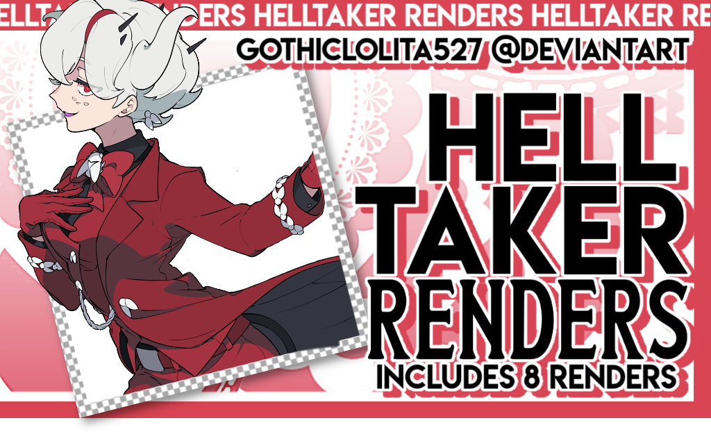 Helltaker Render Pack by GothicLolita527 on DeviantArt