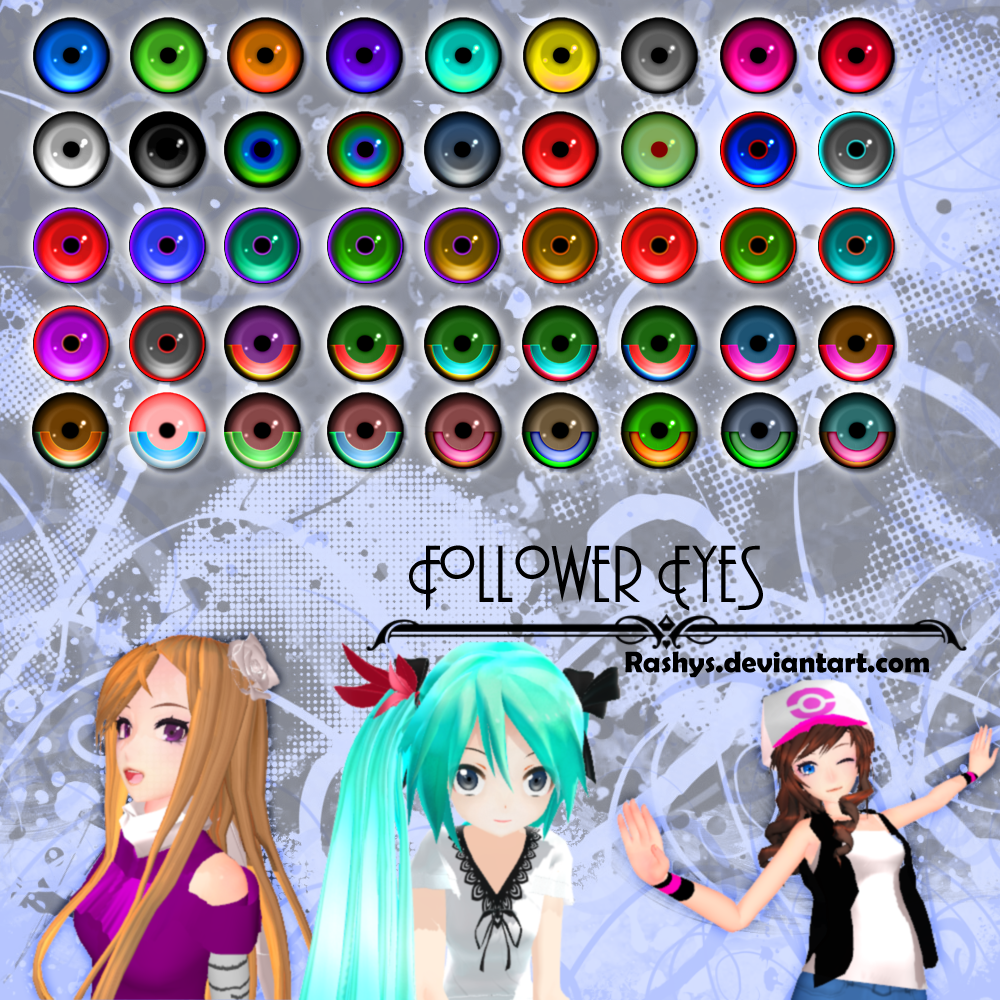 MMD Follow Eyes DL by Rashys on DeviantArt
