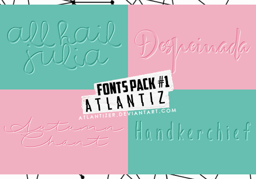 CUTE! Fonts Pack #1 by atlantizer on DeviantArt