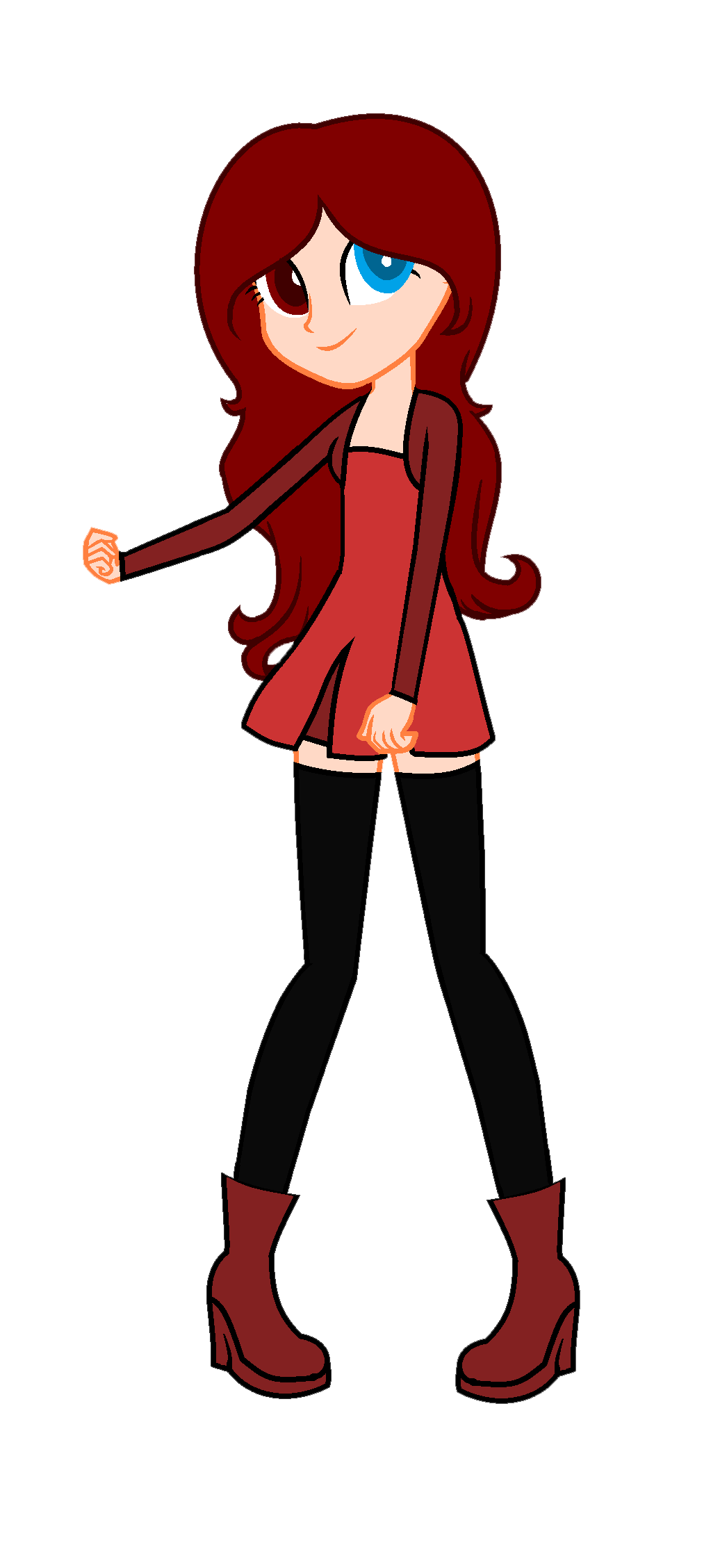 My Oc In Sticker by mirvatbadawi on DeviantArt