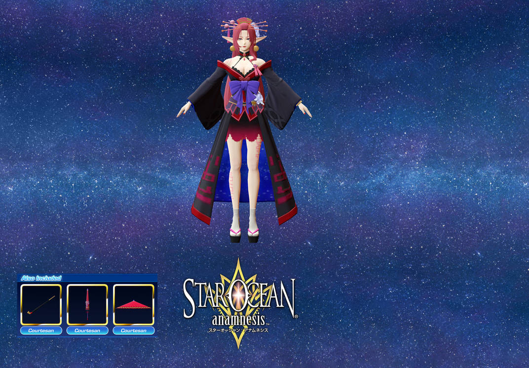 Star Ocean: Anamnesis - Courtesan Myuria by Mihna-Cohrvenn on DeviantArt