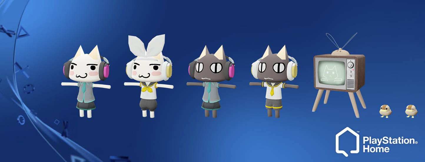 PlayStation Home: Dokodemo Issho Characters by Mihna-Cohrvenn on DeviantArt