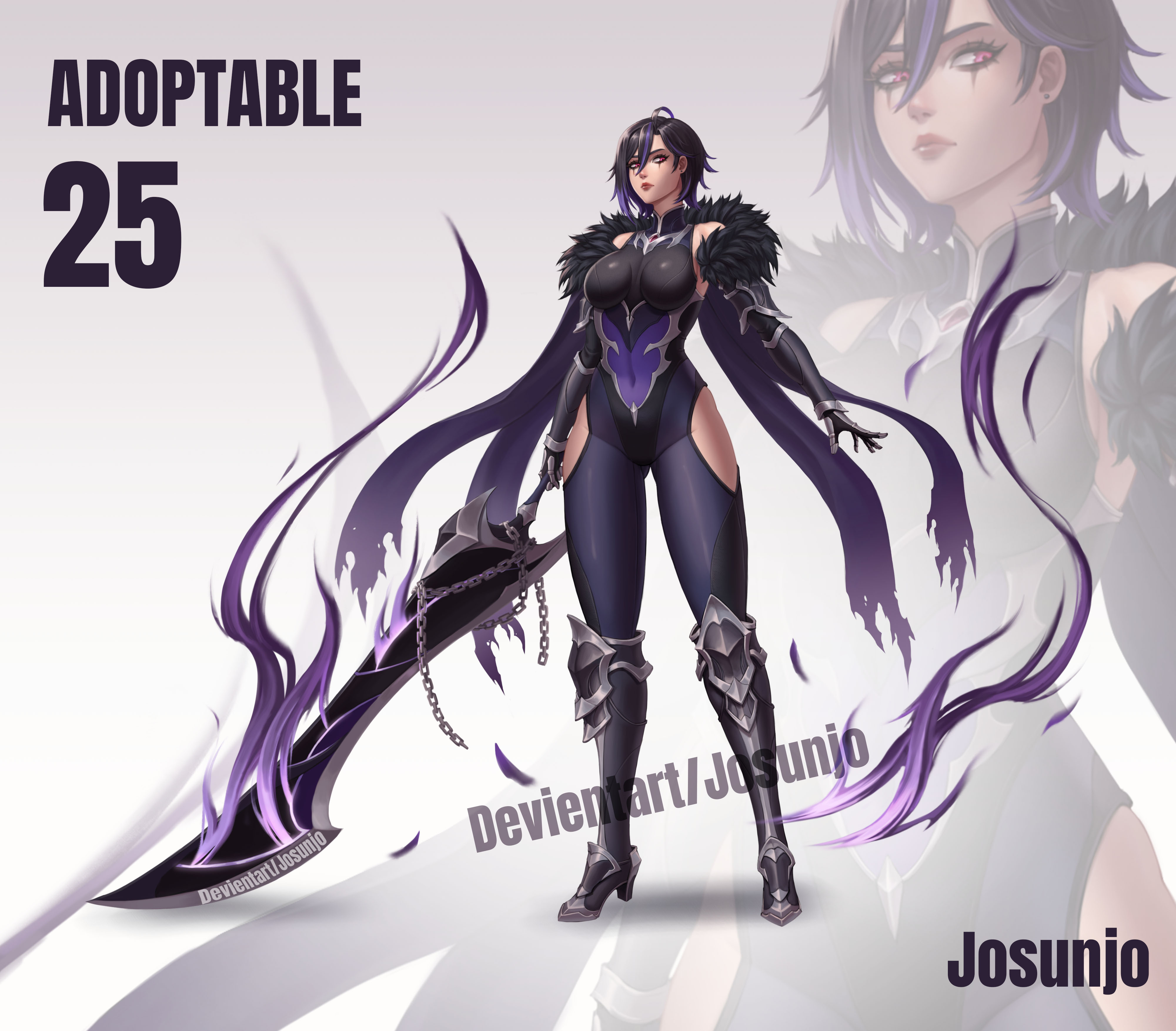 [closed] Adoptable No 25 Raven Knight By Josunjo On Deviantart