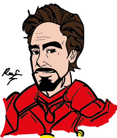 Tony Stark Cartoon by paulferreirac on DeviantArt