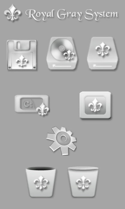 Royal Gray System by WickedDesktop on DeviantArt