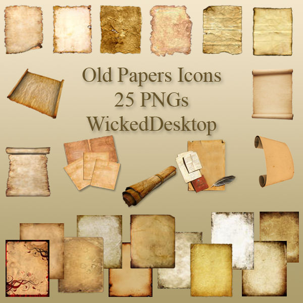 Old Papers by WickedDesktop on DeviantArt