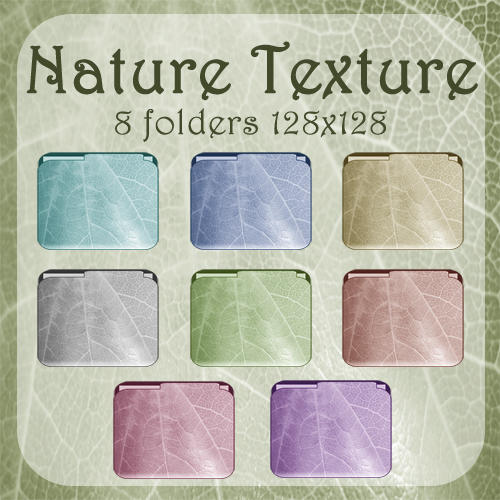 Nature Texture Folders by WickedDesktop on DeviantArt