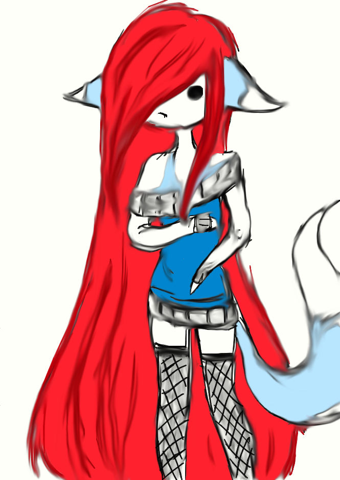 Aqua Fox by SpiritValentine on DeviantArt