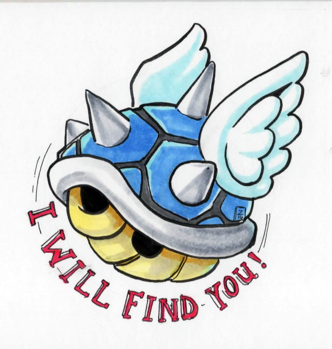 Mariokart Blueshell by The-Z on DeviantArt