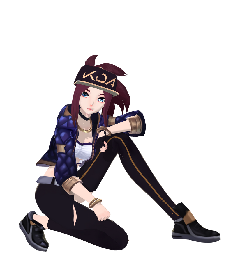 || MMD|| K/DA Akali || DOWNLOAD by ITheGoldenCupcake on DeviantArt