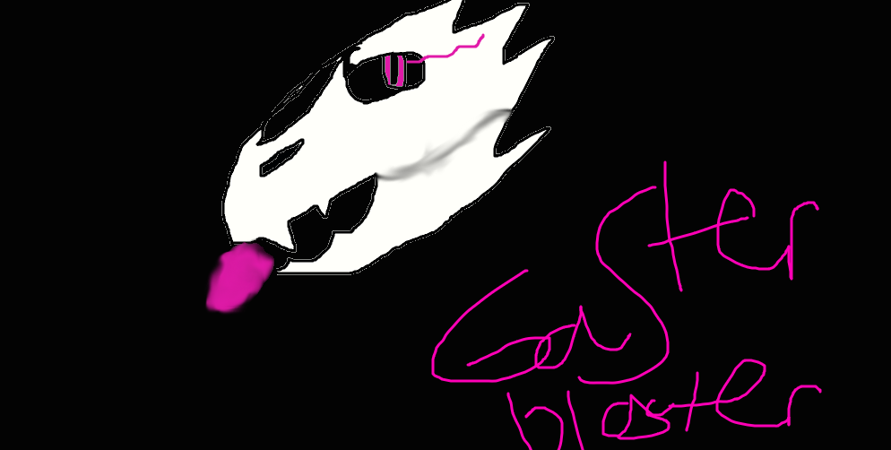 gaster blaster from undertale. credit to toby fox. by glissdragon12 on ...