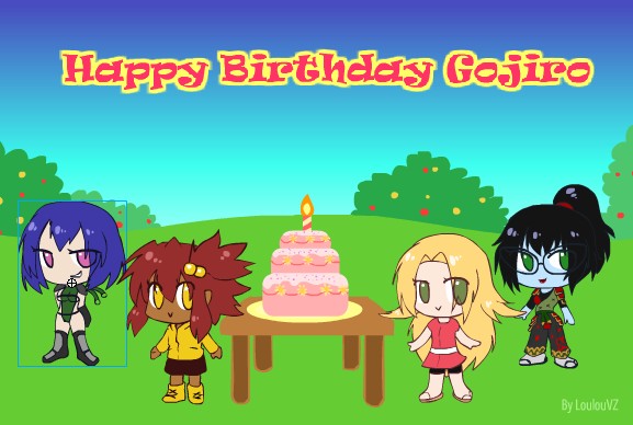 Happy Birthday Gojiro by LoulouVZ on DeviantArt