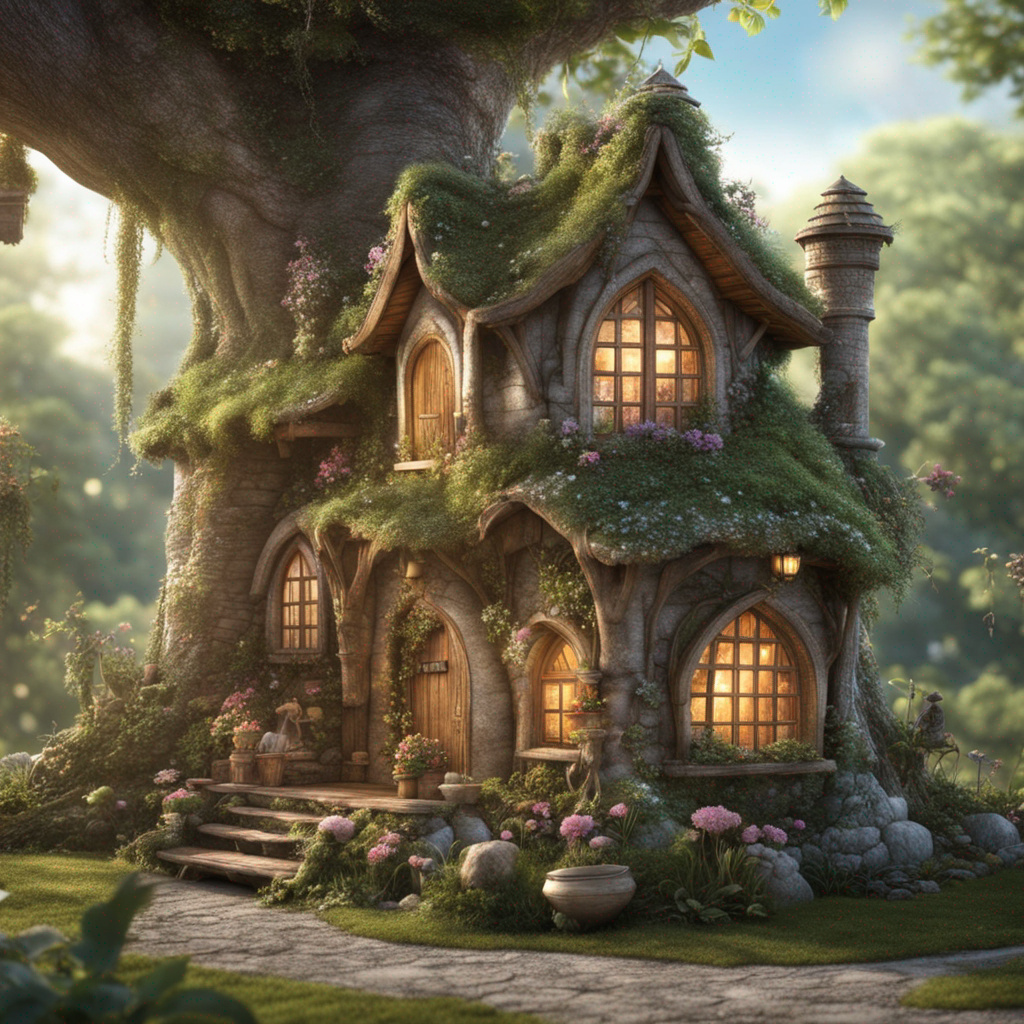 Cute fantasy fairy house Pattern Set of 9 by Rondasdesigns on DeviantArt