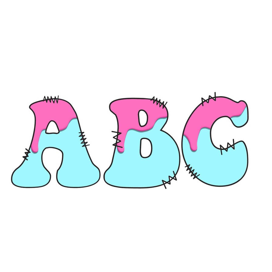 Ice Cream Drip Doodle Alphabet Set by Rondasdesigns on DeviantArt