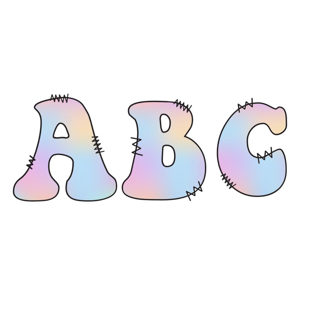 Sherbet Doodle Alphabet Set by Rondasdesigns on DeviantArt