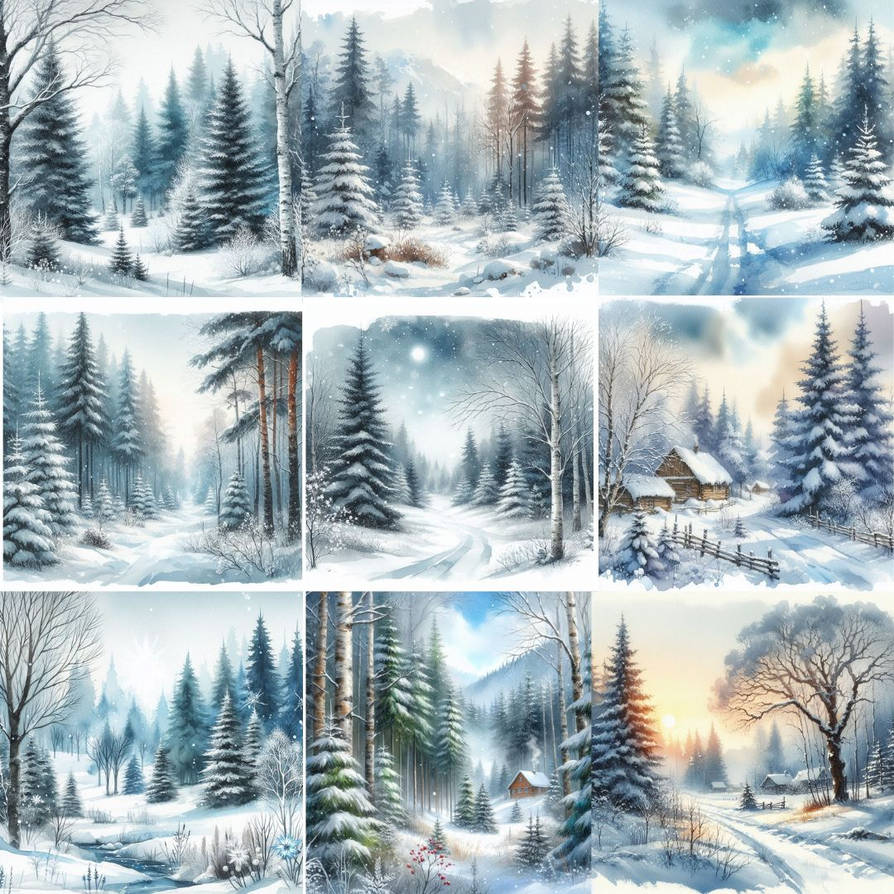 Winter Dreams Set Of 30+ by Rondasdesigns on DeviantArt