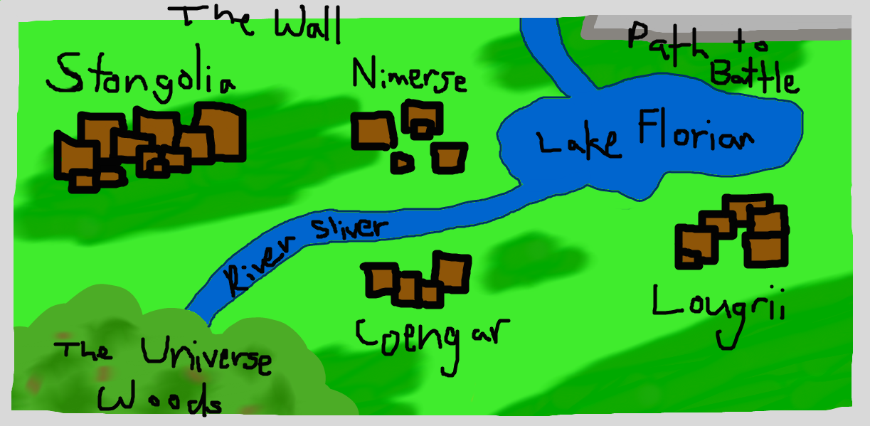 A map of a story by Emeraldflame010 on DeviantArt