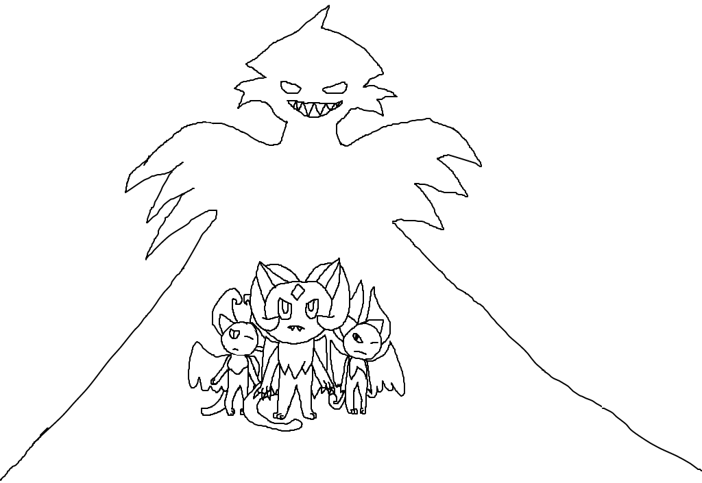 Demon cats comic front page w.i.p by legendofrandomness on DeviantArt