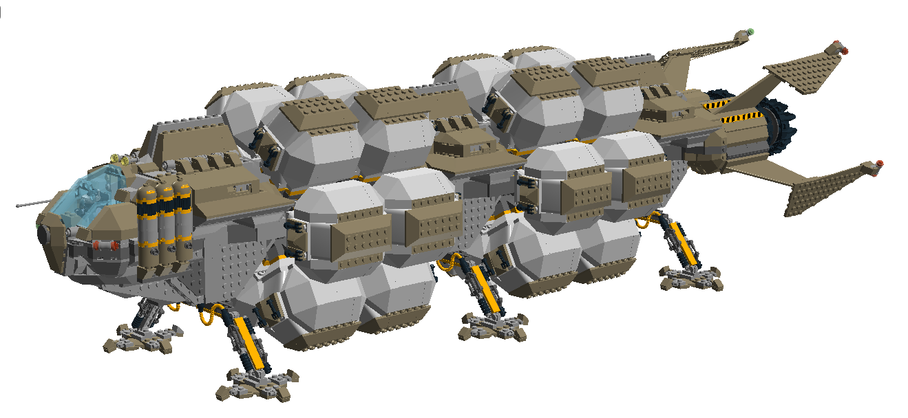 Sci-Fi - Human Deuterium Tanker by fearmaker782 on DeviantArt