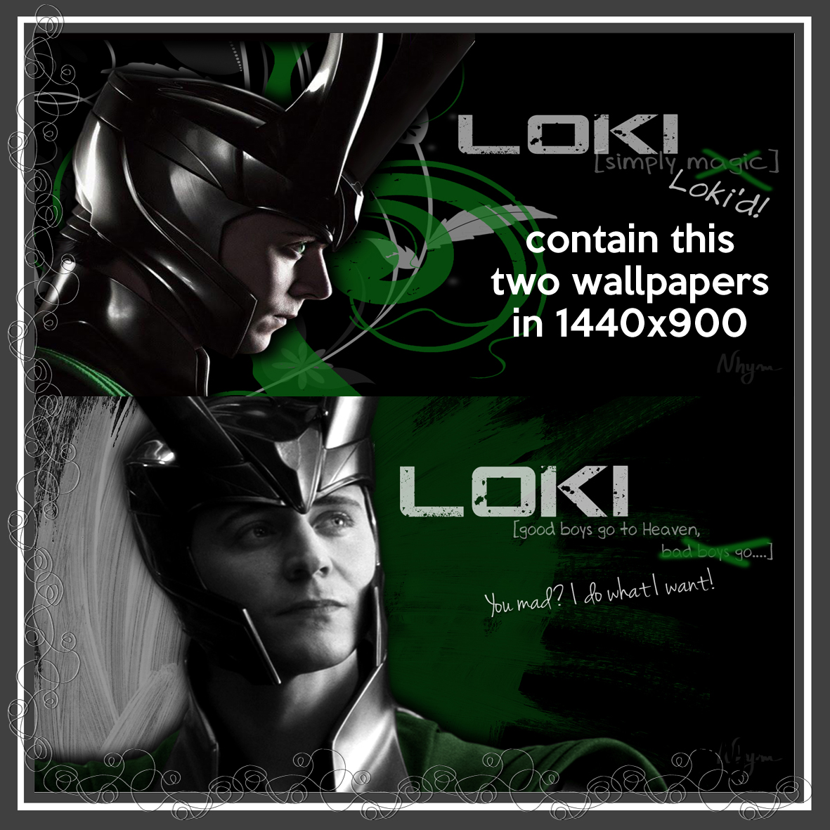 Loki Wallpaper Collection I by Nhymhell on DeviantArt
