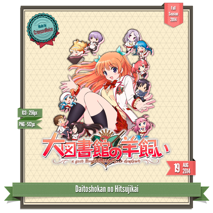Daitoshokan no Hitsujikai - Anime Icon by CrimsonNoise on DeviantArt