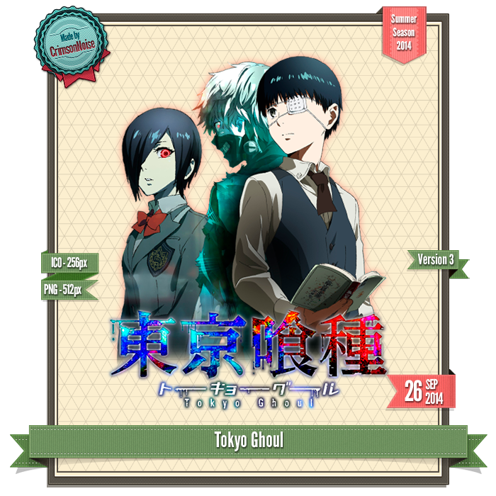 Tokyo Ghoul Anime Icon Version 3 By Crimsonnoise On Deviantart