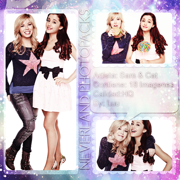 +Photopack: 158 - Sam y Cat by NeverlandPhotopacks on DeviantArt
