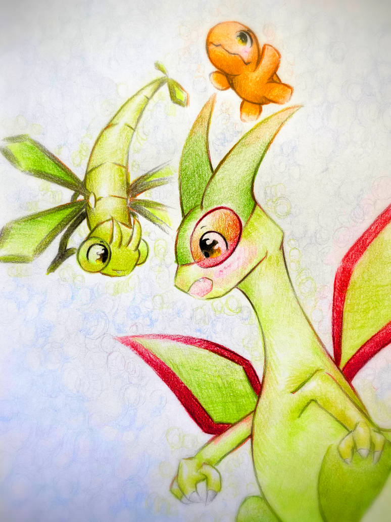 Trapinch, Vibrava and Flygon by Stardust0130 on DeviantArt