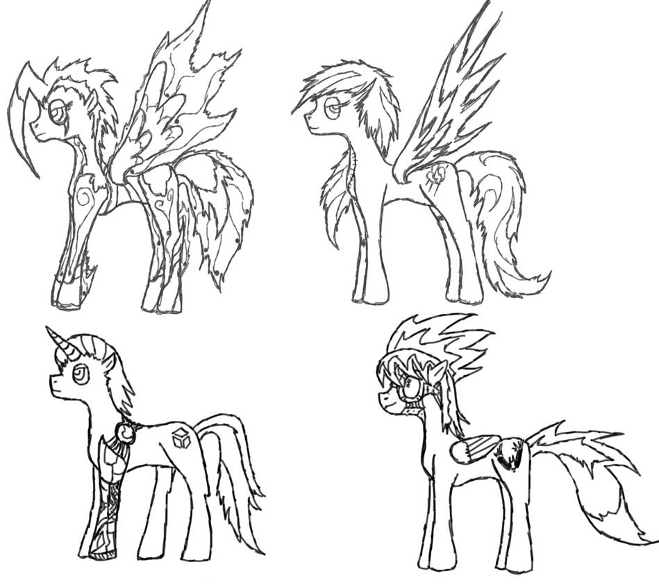 Pony sheet by HauntedPoliceSheep on DeviantArt