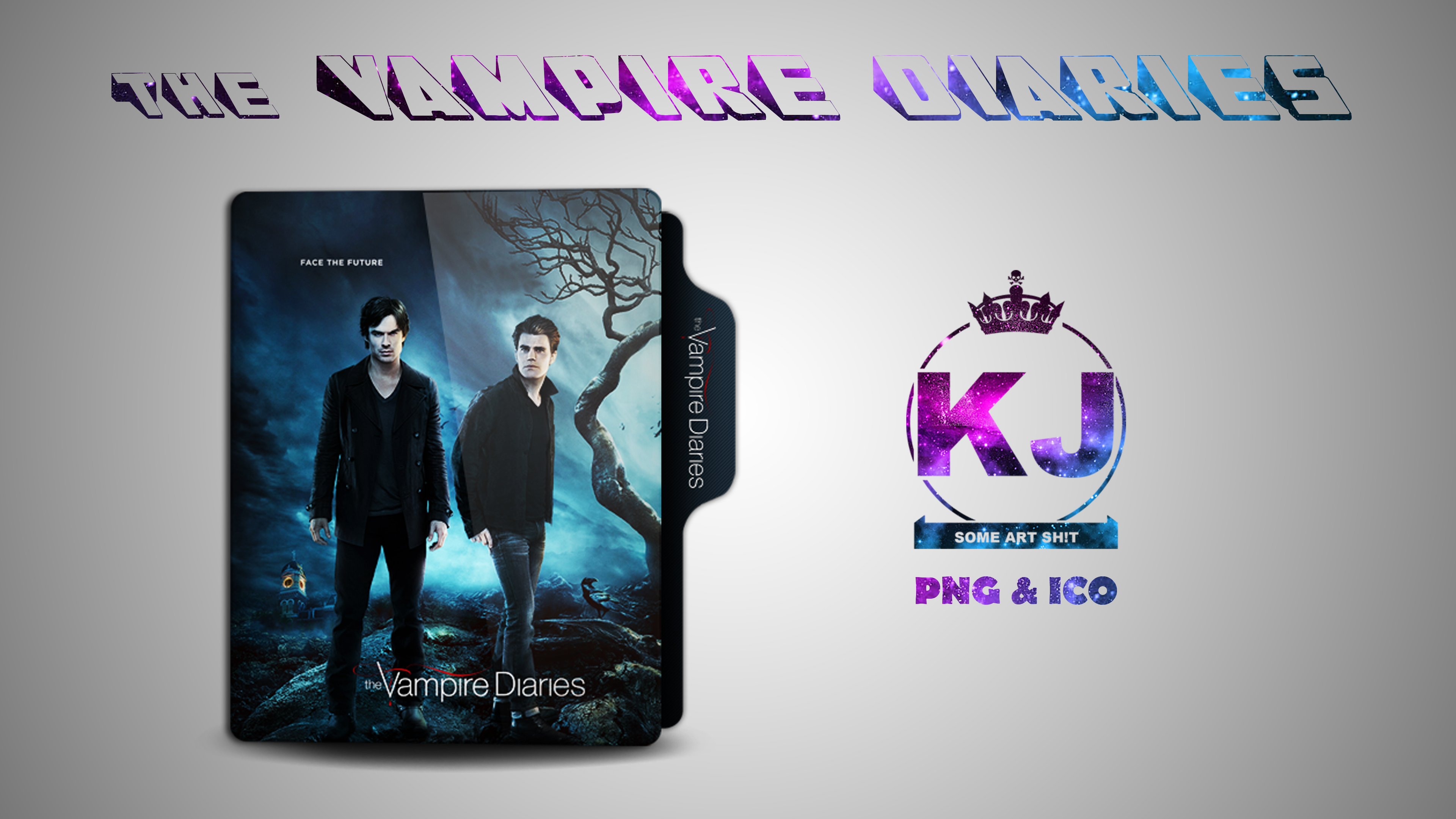 The Vampire Diaries Folder Icon by kingjoe93 on DeviantArt