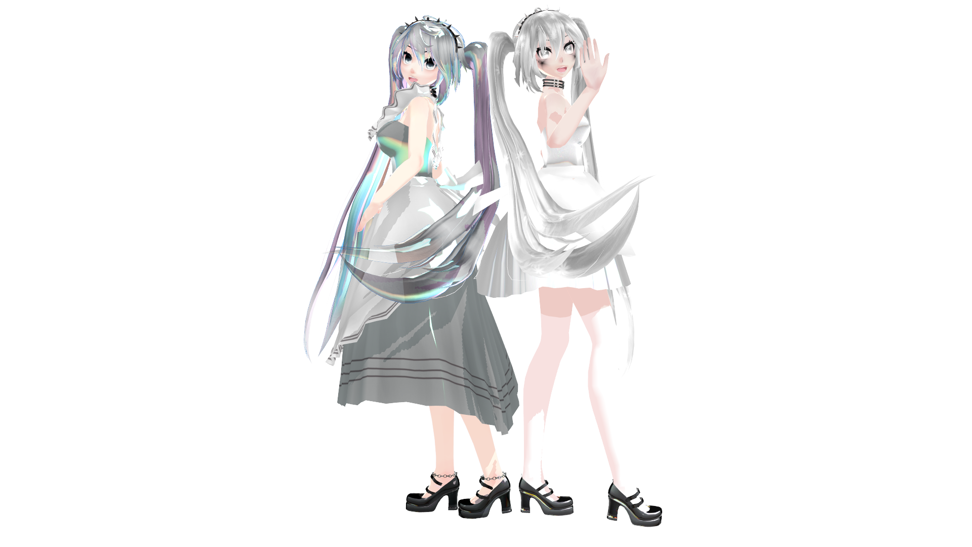 [MMD] Tda Silver Punk Maid Miku (Old/UPDATED) DL!! by NamiKirigami on ...