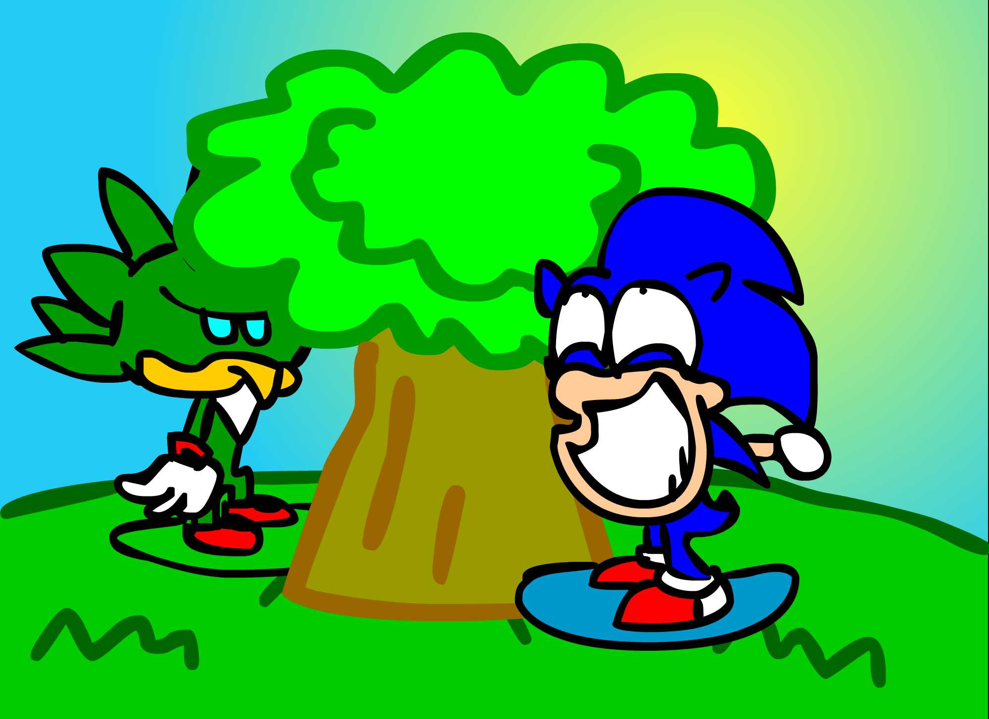 Sonic riders in 2 seconds by AlekidThunder on DeviantArt