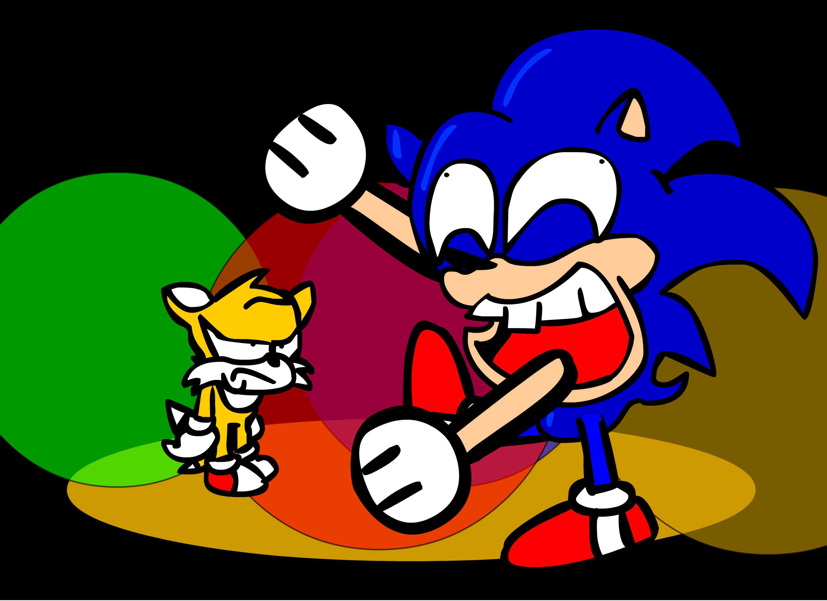 Sonic dances awesome face song by AlekidThunder on DeviantArt