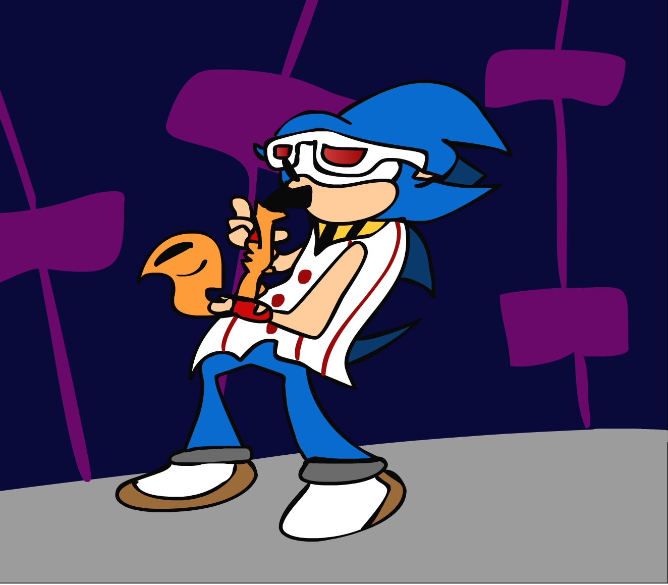 Sonic Dances Epic Sax Guy by AlekidThunder on DeviantArt