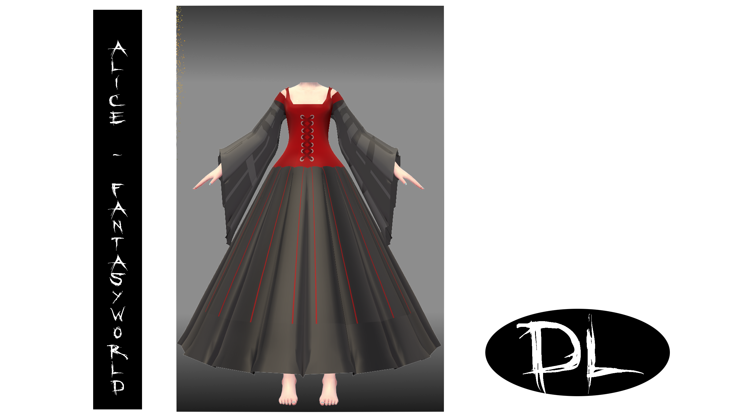 MMD Gothic Dress DL by Alice-Fantasyworld on DeviantArt