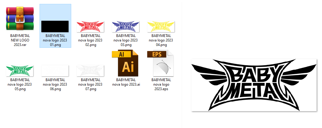 Babymetal New Logo 2023 by Kamovator on DeviantArt