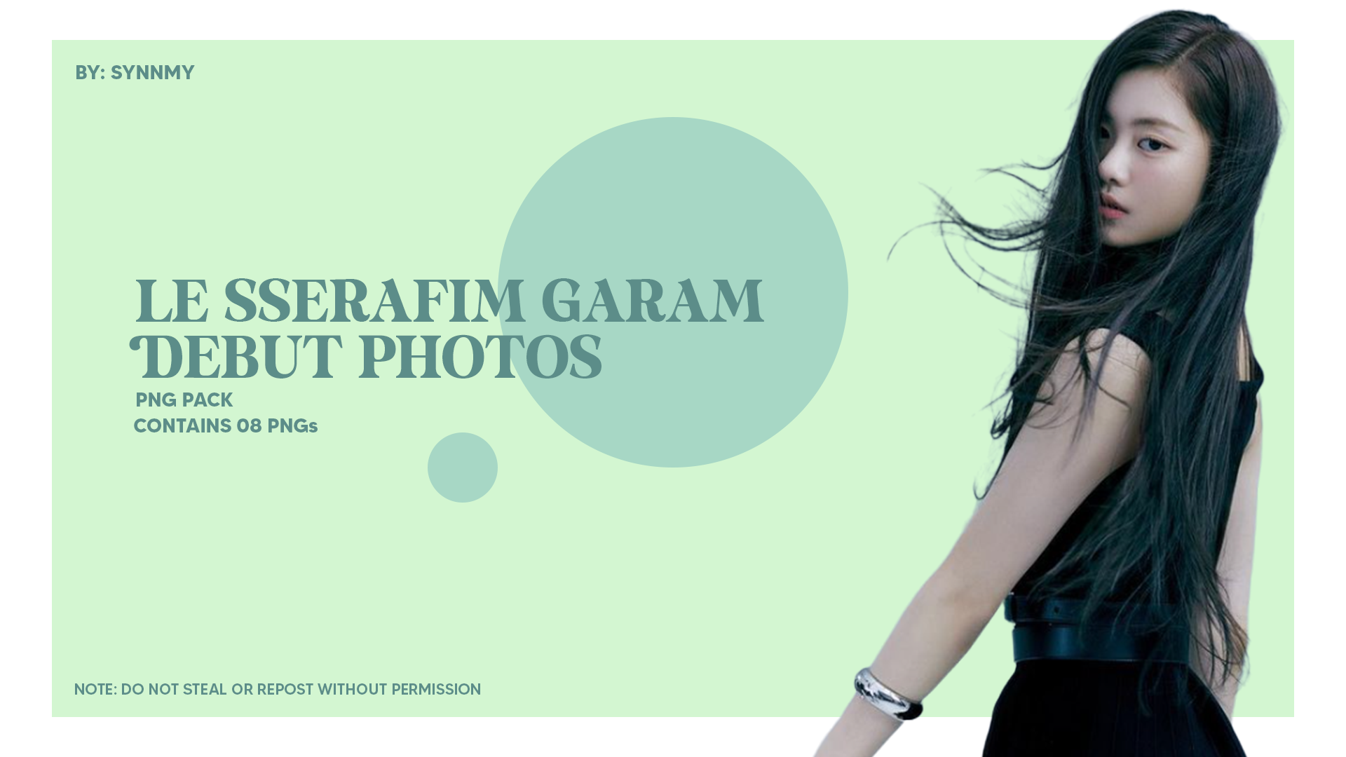 PNG PACK #4: LE SSERAFIM GARAM DEBUT PHOTOS by synmmy on DeviantArt