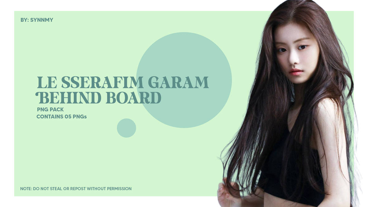 PNG PACK #5: LE SSERAFIM GARAM DEBUT PHOTOS by synmmy on DeviantArt