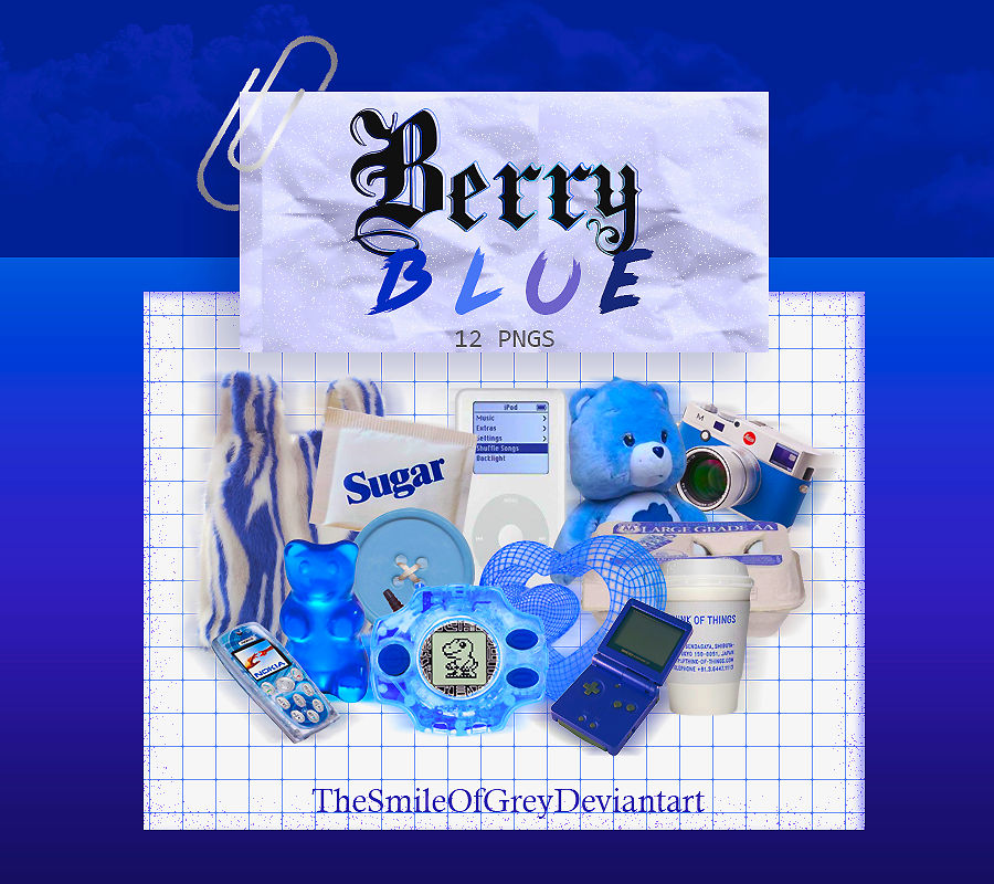 Berry Blue PNGS | Thesmileofgrey deviantart by TheSmileOfGrey on DeviantArt