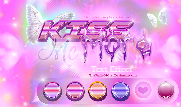 KISS ME MORE - TEXT EFFECT ASL | TheSmileOfGrey by TheSmileOfGrey on ...